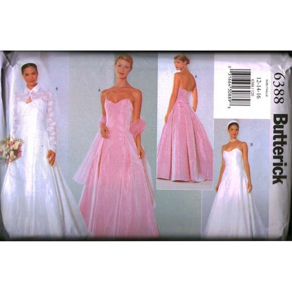 Butterick | Other | Butterick 6388 Misses Petite Jacket Dress Stole ...